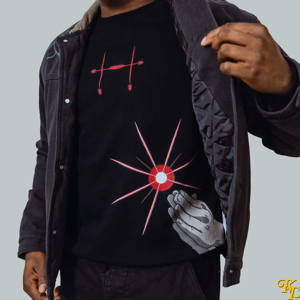 'Piercing Blood' Oversized Sweater – KETI APPAREL